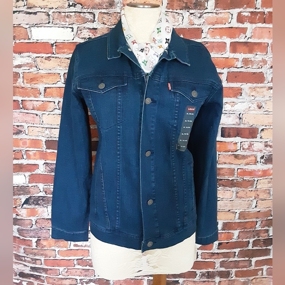 Levi's | Jackets & Coats | Nwt Levis Jean Jacket Fits Like A Large ...